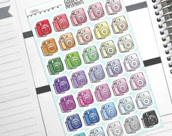 Camera stickers | Etsy