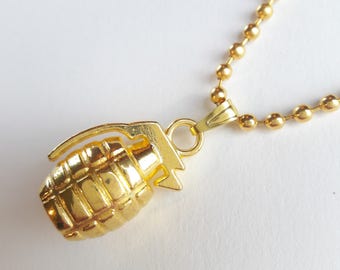 Grenade necklace | Etsy