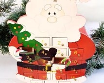 Unique wooden advent calendar related items | Etsy