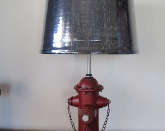 Firefighter lamp | Etsy