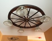 Wagon wheel light | Etsy