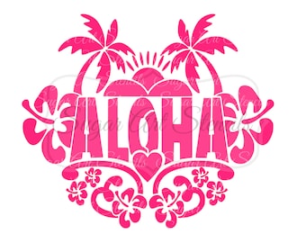 Aloha stencil | Etsy