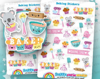 Cute stickers to make your planner happy by HappyCutieStudio