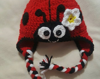 Lady Bug Hat Baby Cap Newborn Hat Baby Shower Gift