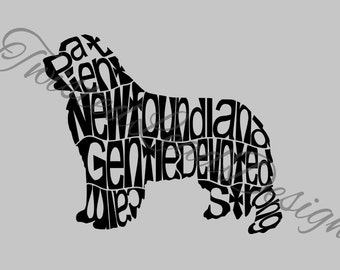 Newfoundland decals | Etsy