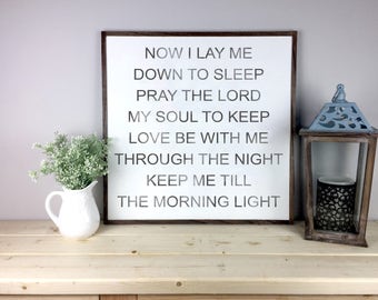 Now i lay me down | Etsy
