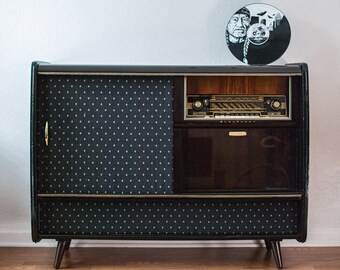 Vintage record player cabinet – Etsy