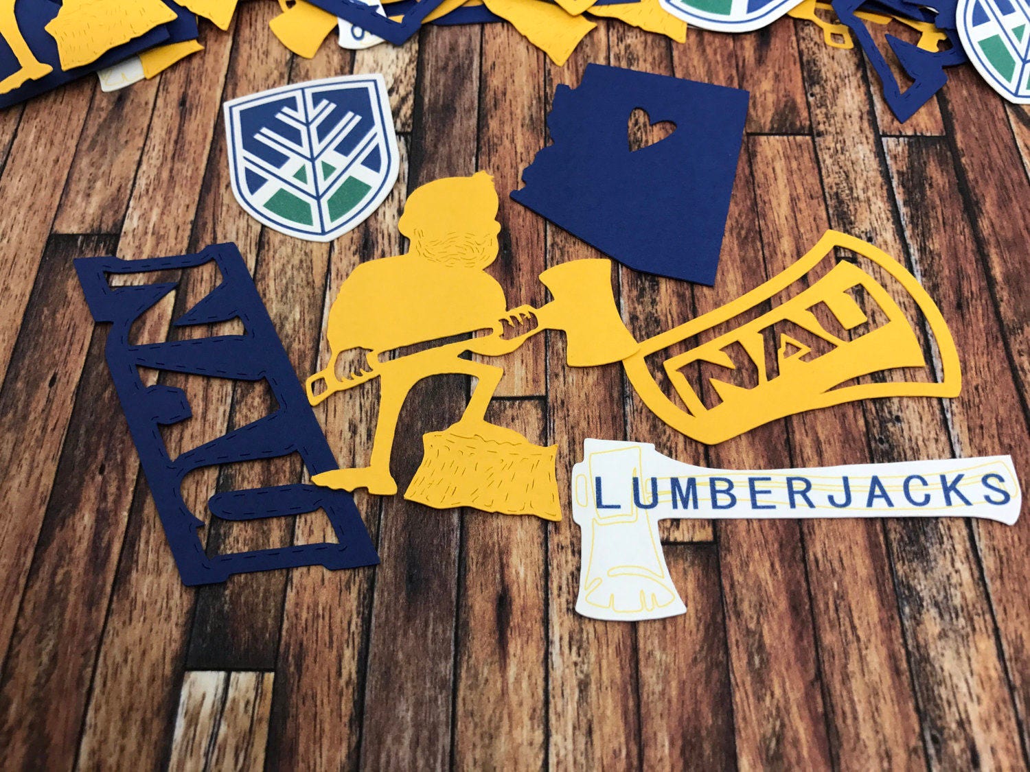 NAU/Lumberjacks Northern Arizona University Confetti