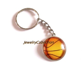 Basketball keychain | Etsy
