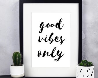 Good vibes only | Etsy