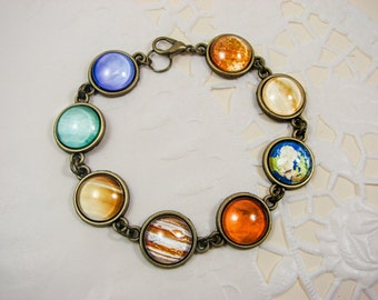 Planet bracelet | Etsy