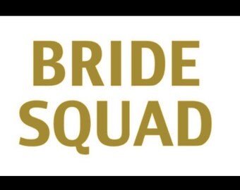 Brides squad | Etsy