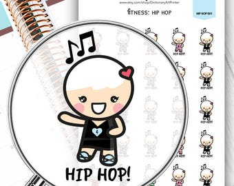 Hip hop sticker | Etsy