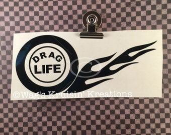 Unique drag racing decal related items | Etsy