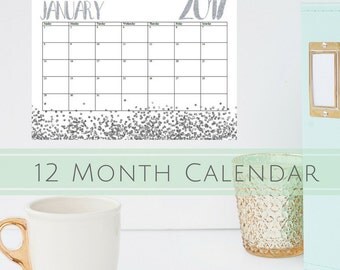 White board calendar | Etsy
