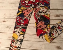Unique comic leggings related items | Etsy