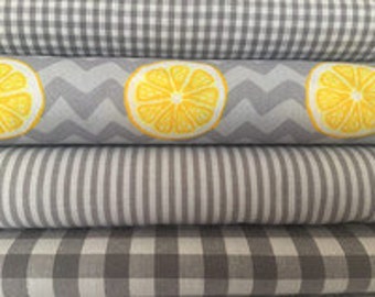 Lemon fabric | Etsy
