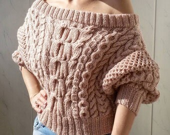 Hand knit sweater | Etsy