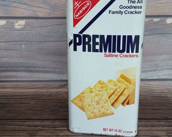 Saltine cracker tin | Etsy
