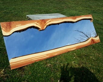 Live edge mirror | Etsy