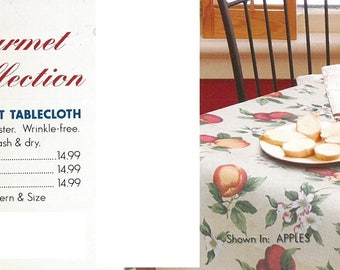 Apple tablecloth | Etsy