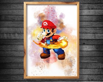 Super mario poster | Etsy