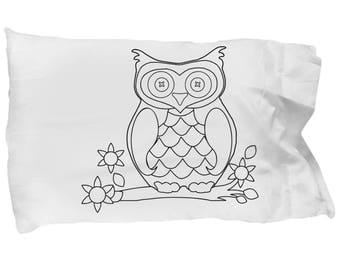 Coloring pillowcase | Etsy