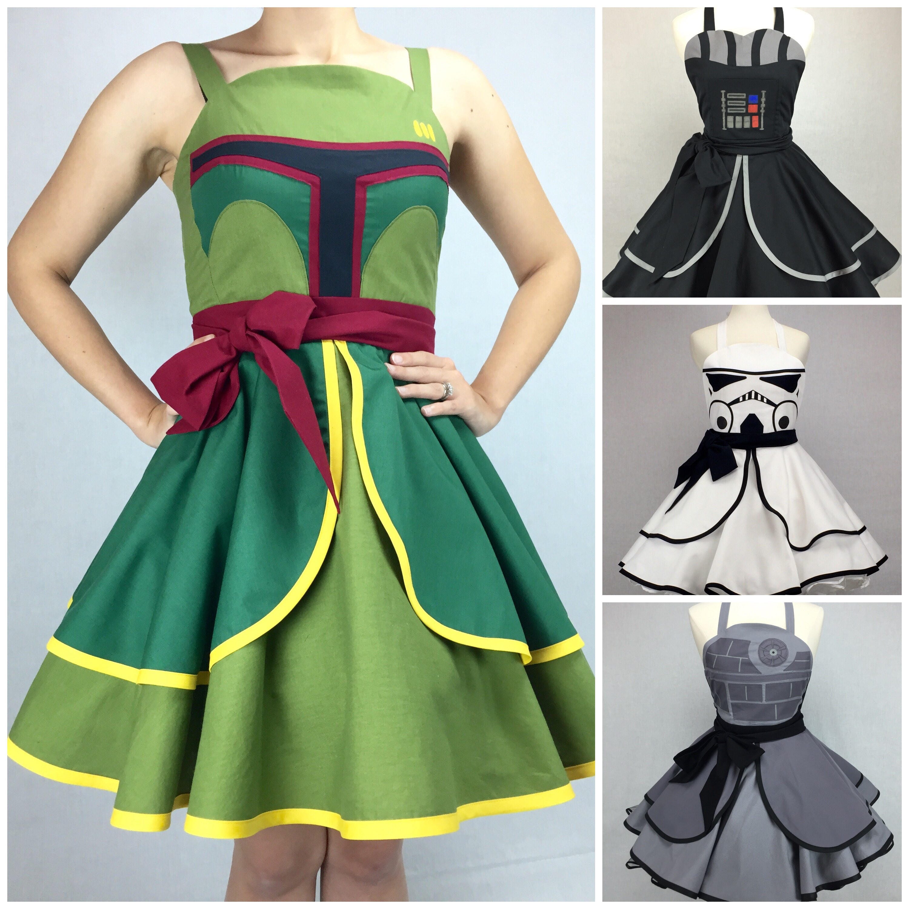 Star Wars Inspired Handmade Dress Full Circle Skirt Pin Up