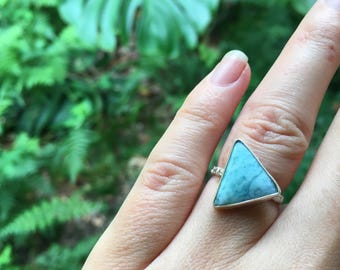 Larimar ring | Etsy