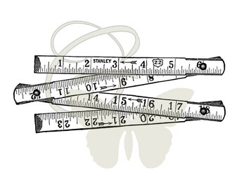 Ruler stencil | Etsy