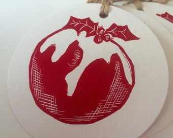 Linocut christmas | Etsy