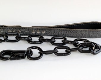 Black powder coated chain | Etsy