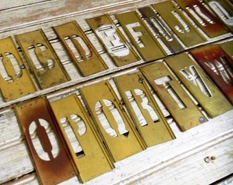 Large letter stencils | Etsy