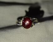 Star sapphire ring | Etsy