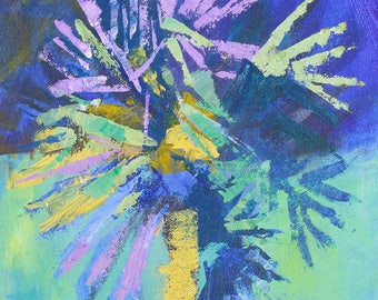 Abstract palm tree | Etsy