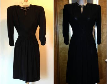 1940s evening dress | Etsy