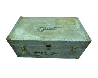 Military foot locker | Etsy