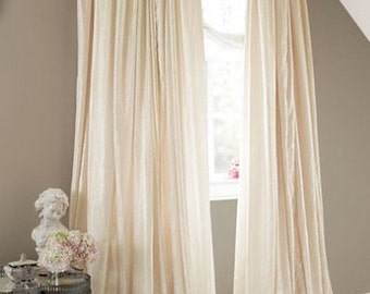 Gathered curtains | Etsy