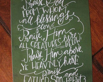 Doxology print | Etsy