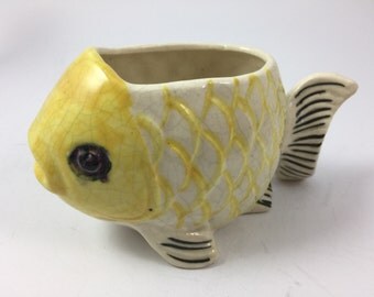 Unique ceramic goldfish related items | Etsy