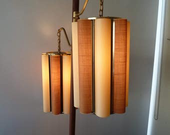 Wooden floor lamp | Etsy