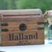 Wooden Card Box Rustic Card Box With Slot Bridal Shower Card