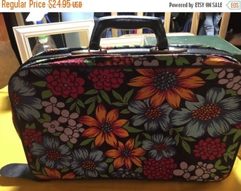 Tapestry suitcase | Etsy