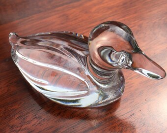 Blown glass duck | Etsy