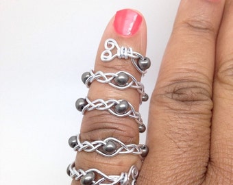 Full finger ring | Etsy