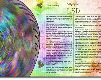 Lsd poster | Etsy