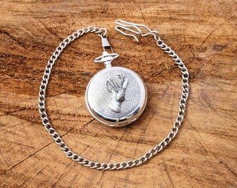 Deer pocket watch | Etsy