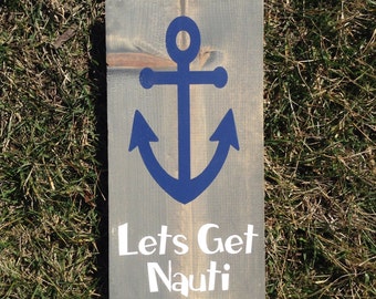 Nautical wood sign | Etsy