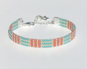 Items similar to Bead Loom Bracelet Alphabet 5 Designs All Letters ...