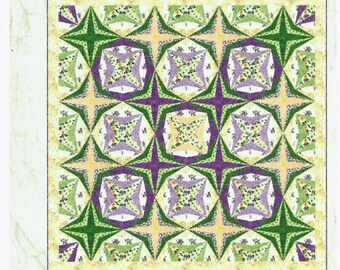 Trillium quilt | Etsy